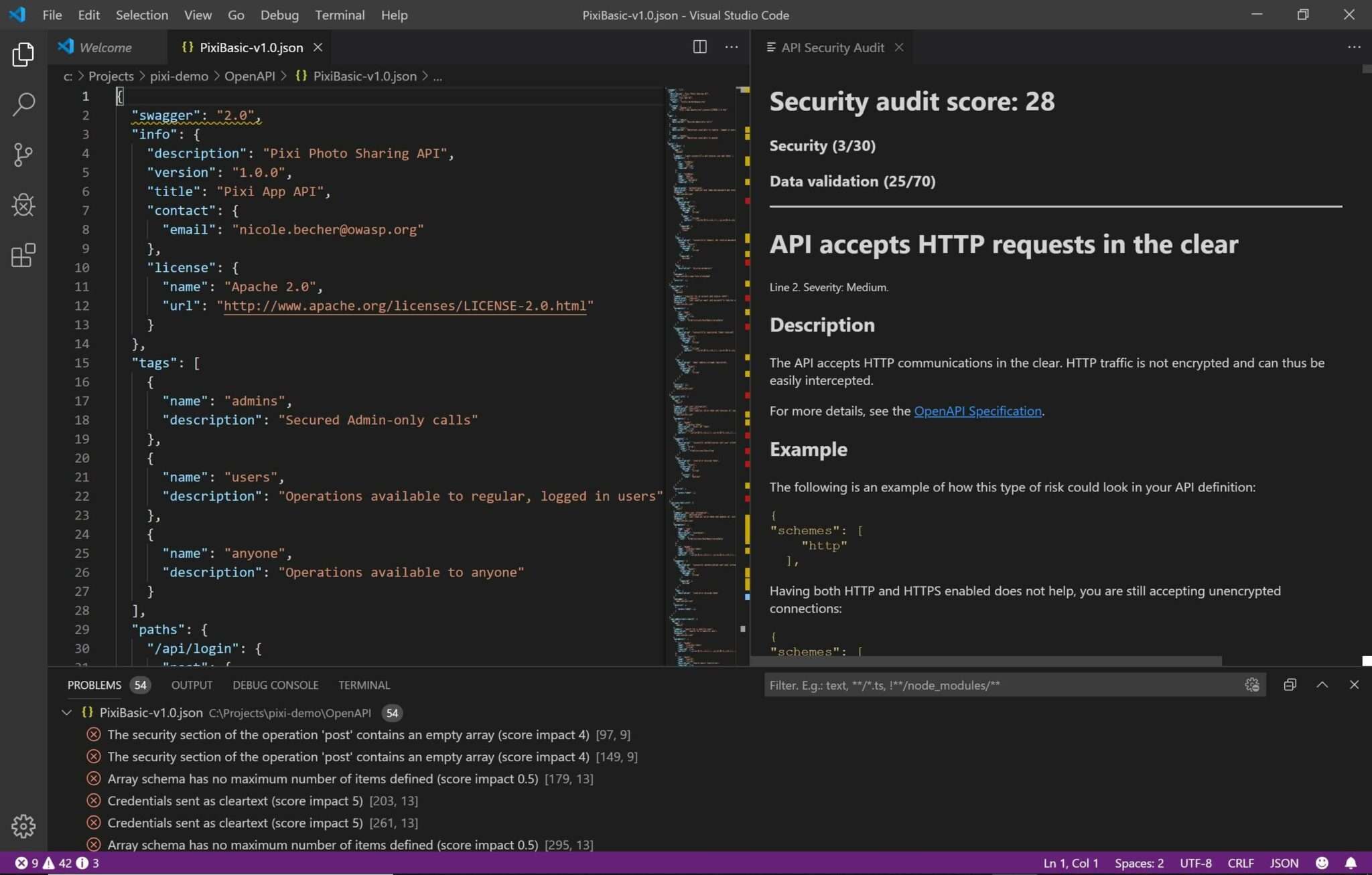 42Crunch Adds API Security Audit to its VS Code Extension