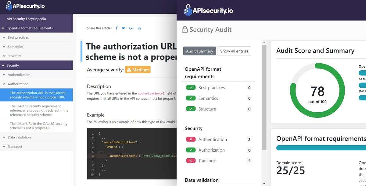 APIsecurity.io adds free API Contract Security Audit tool