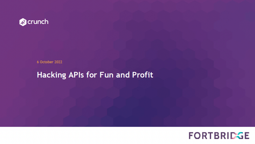 Hacking APIs for Fun and Profit